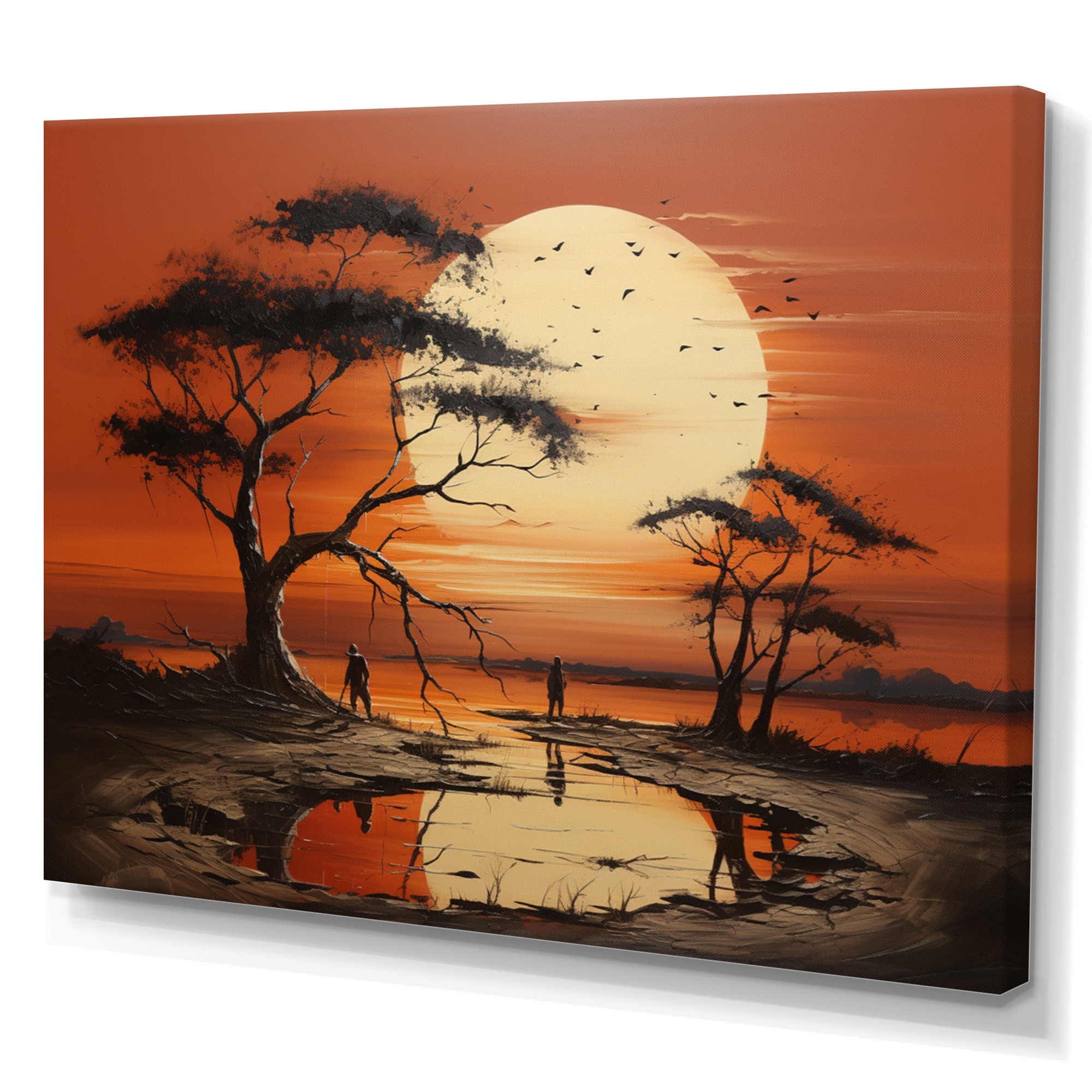 Red Barrel Studio African Tribal Sunset I Framed On Canvas Print & Reviews - Wayfair Canada